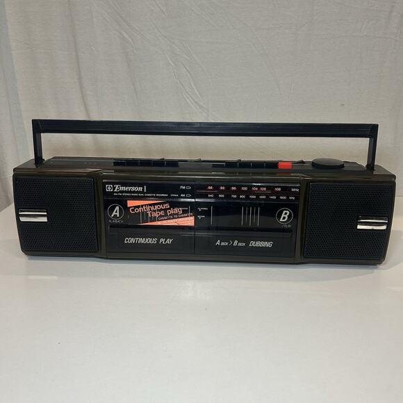 Emerson | Portable Audio & Video | Vintage Emerson Amfm Stereo W Dual ...
